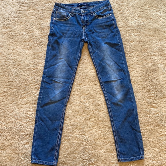 Vigoss | Bottoms | Vigoss Straight Legged Girls Blue Jeans | Poshmark